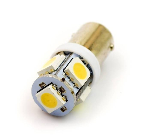 Żarówka samochodowa LED BA9S 5 SMD 5050 | INTERLOOK